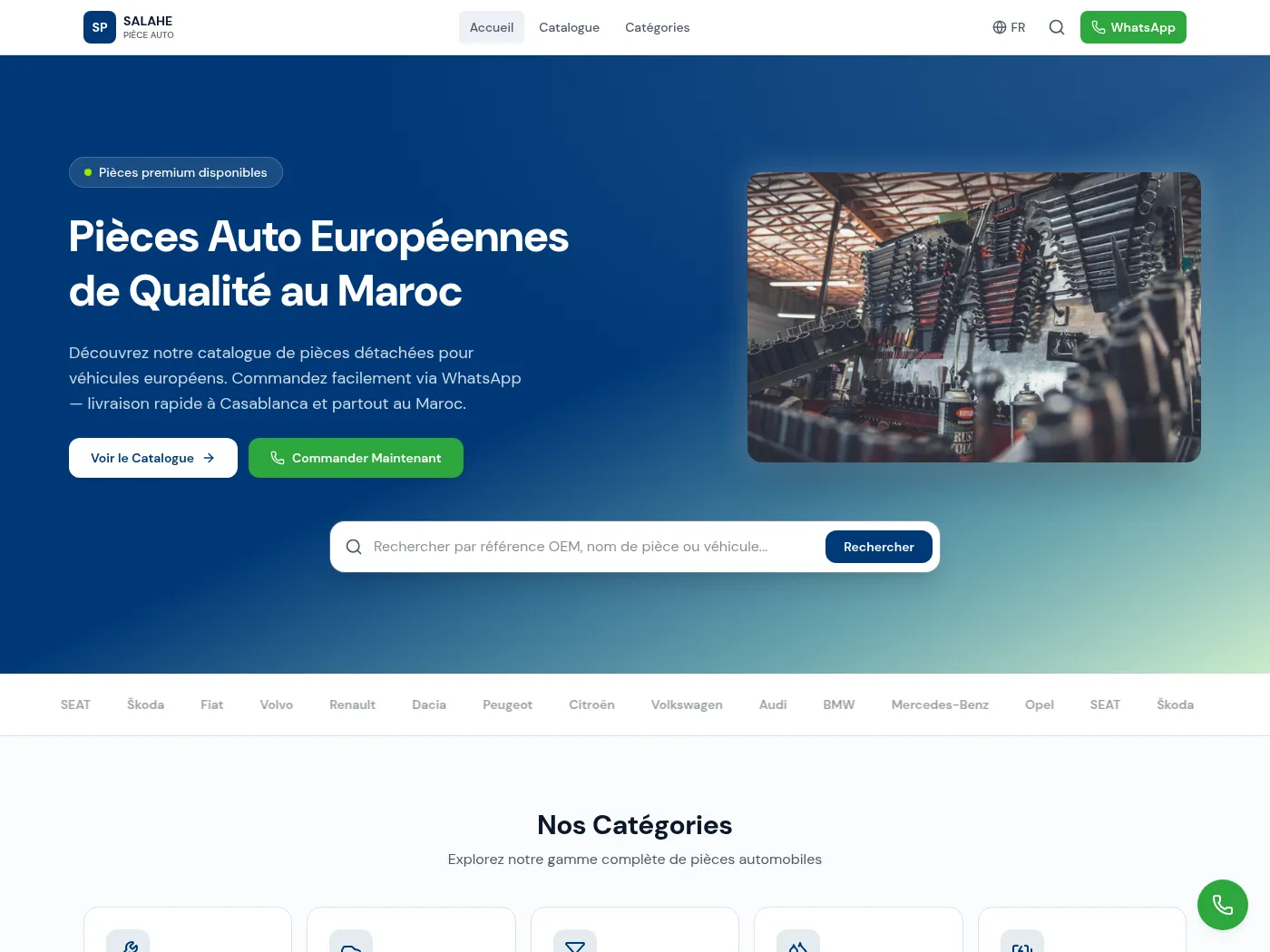 SALAHE Pièce Auto Catalogue