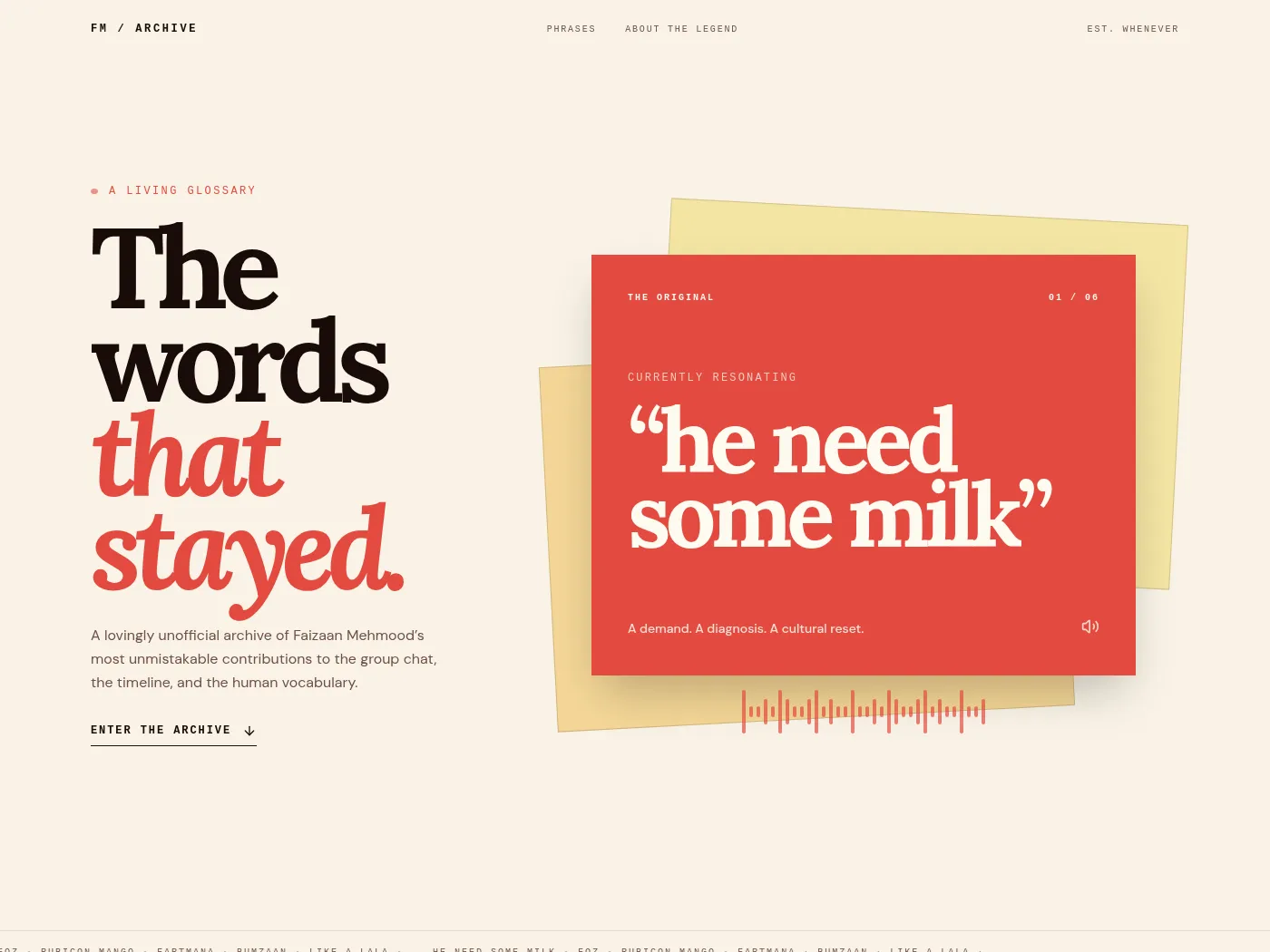 Faizaan Mehmood Tribute Site