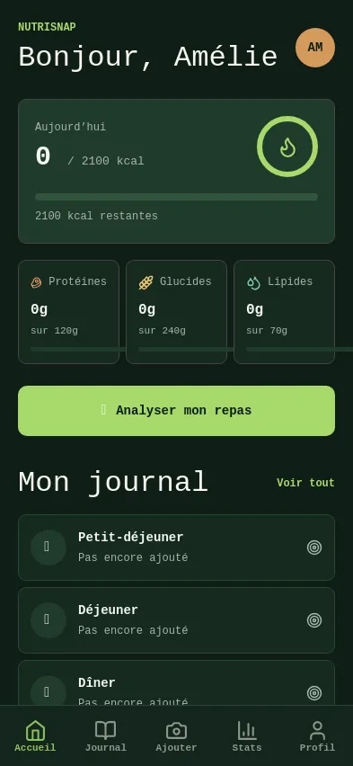 NutriSnap AI Tracker