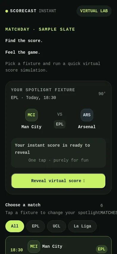 ScoreCast Instant
