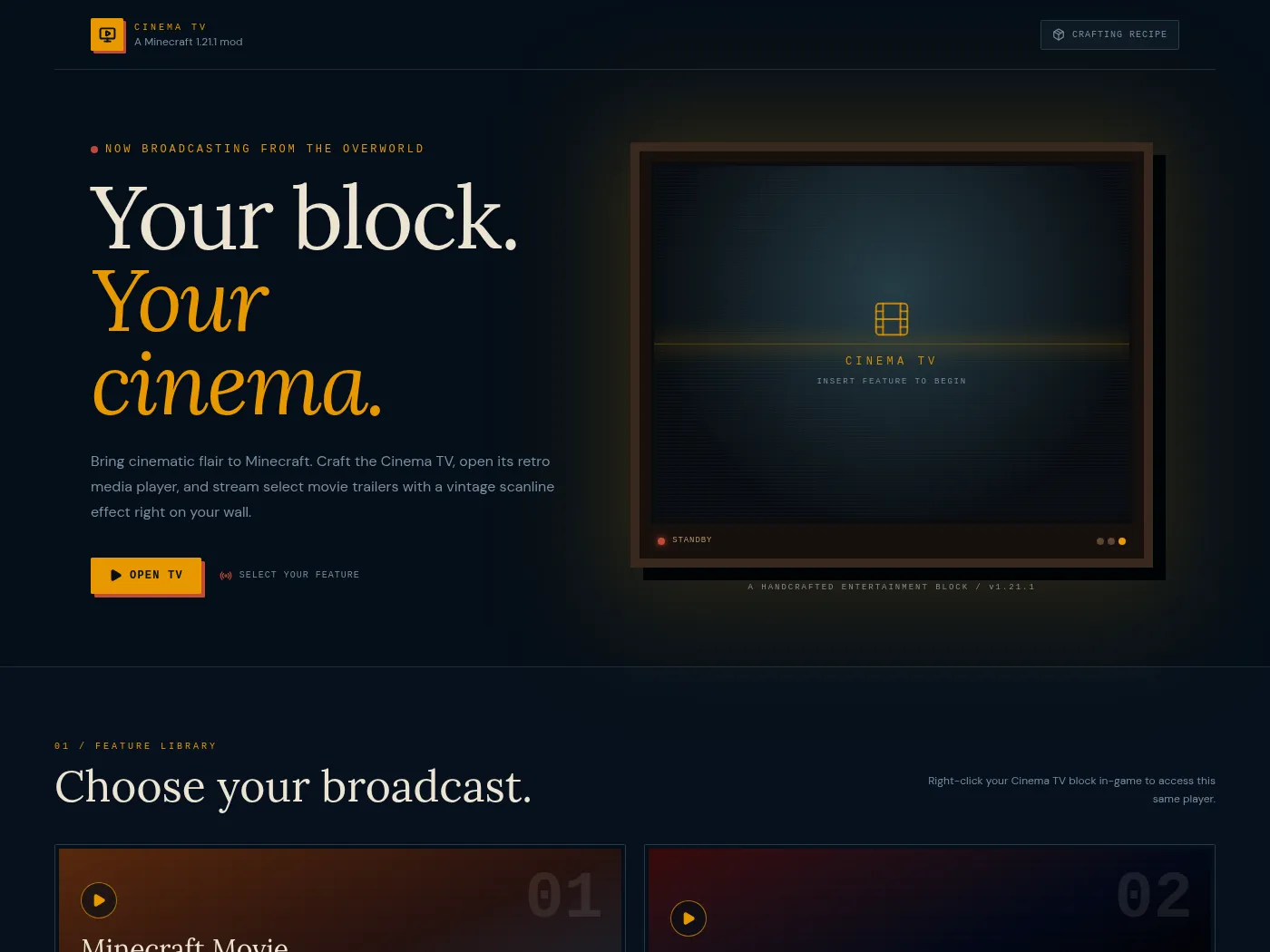 Cinema TV Mod