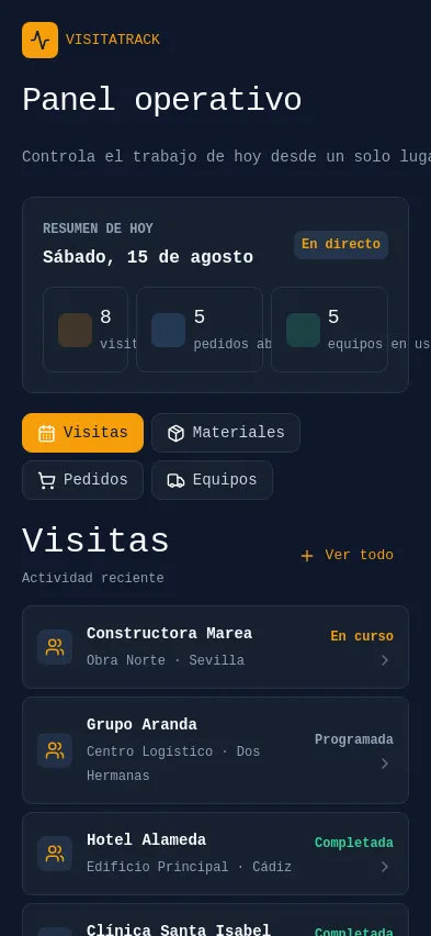 VisitaTrack Mobile