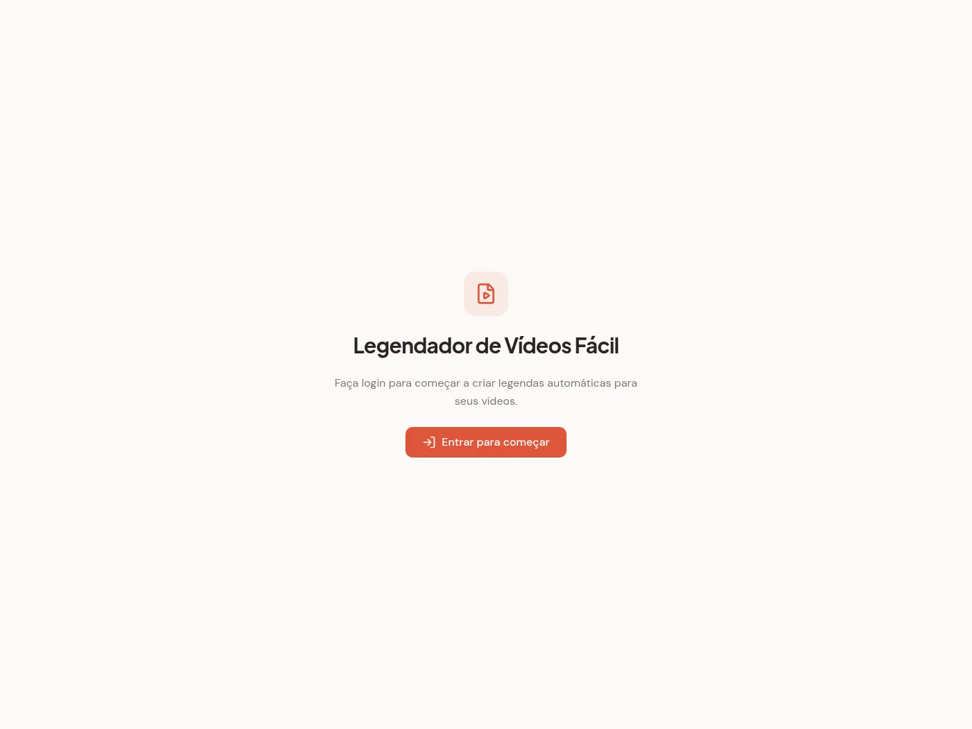 Legendador de Vídeos Fácil