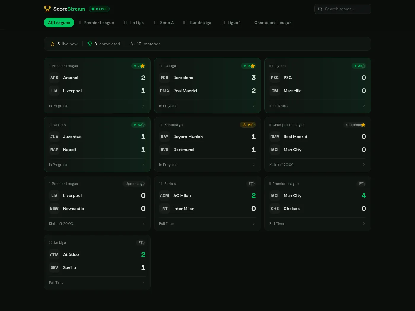 ScoreStream Live
