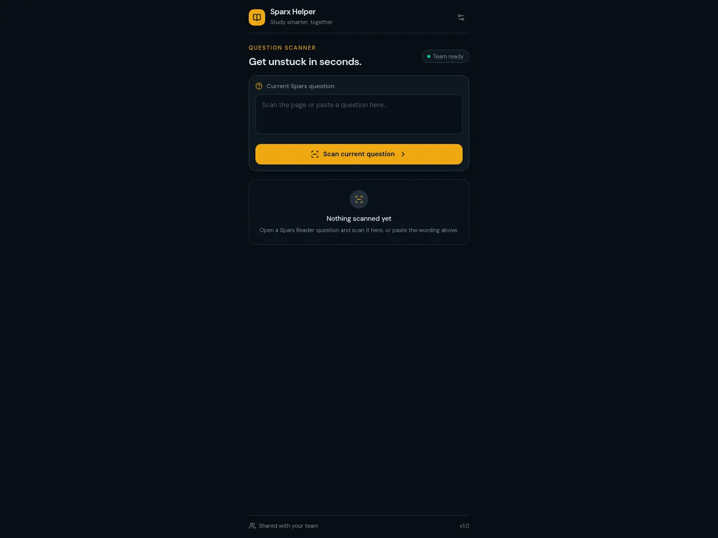 Sparx Study AI Helper