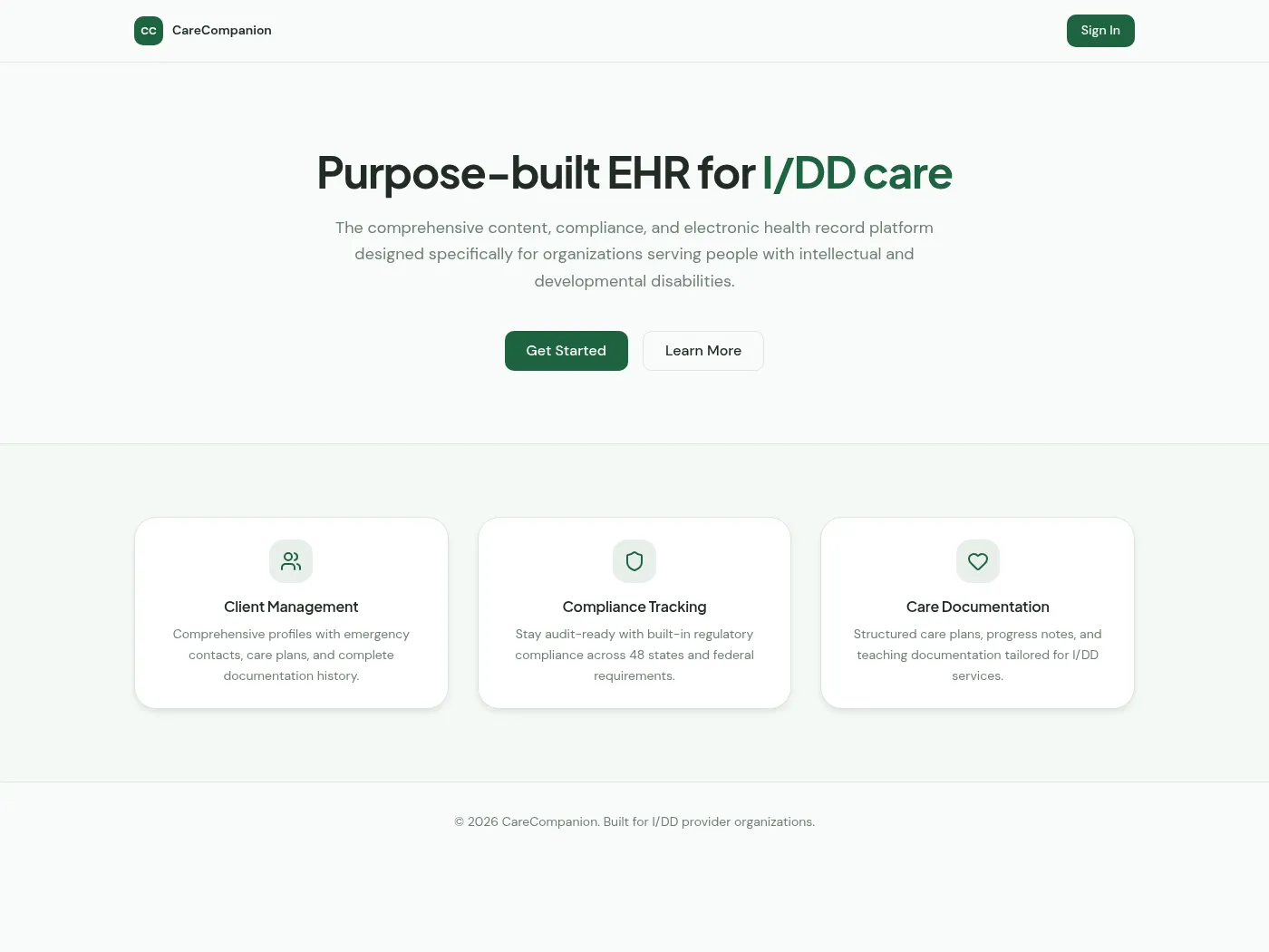 CareCompanion Platform