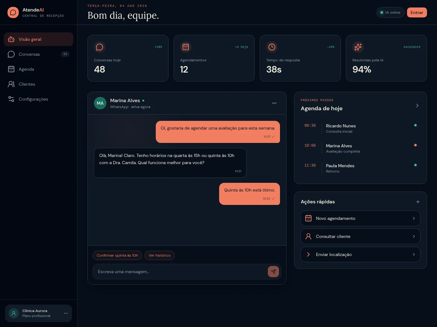 WhatsApp AI Receptionist