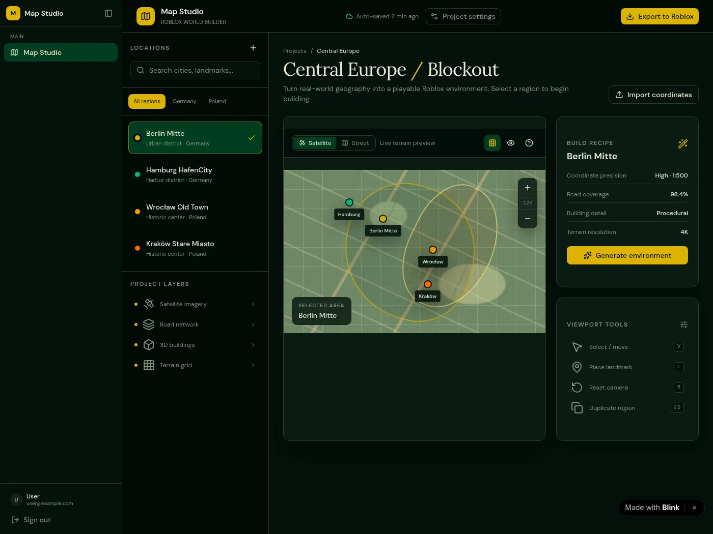 Realistic Roblox Map Builder