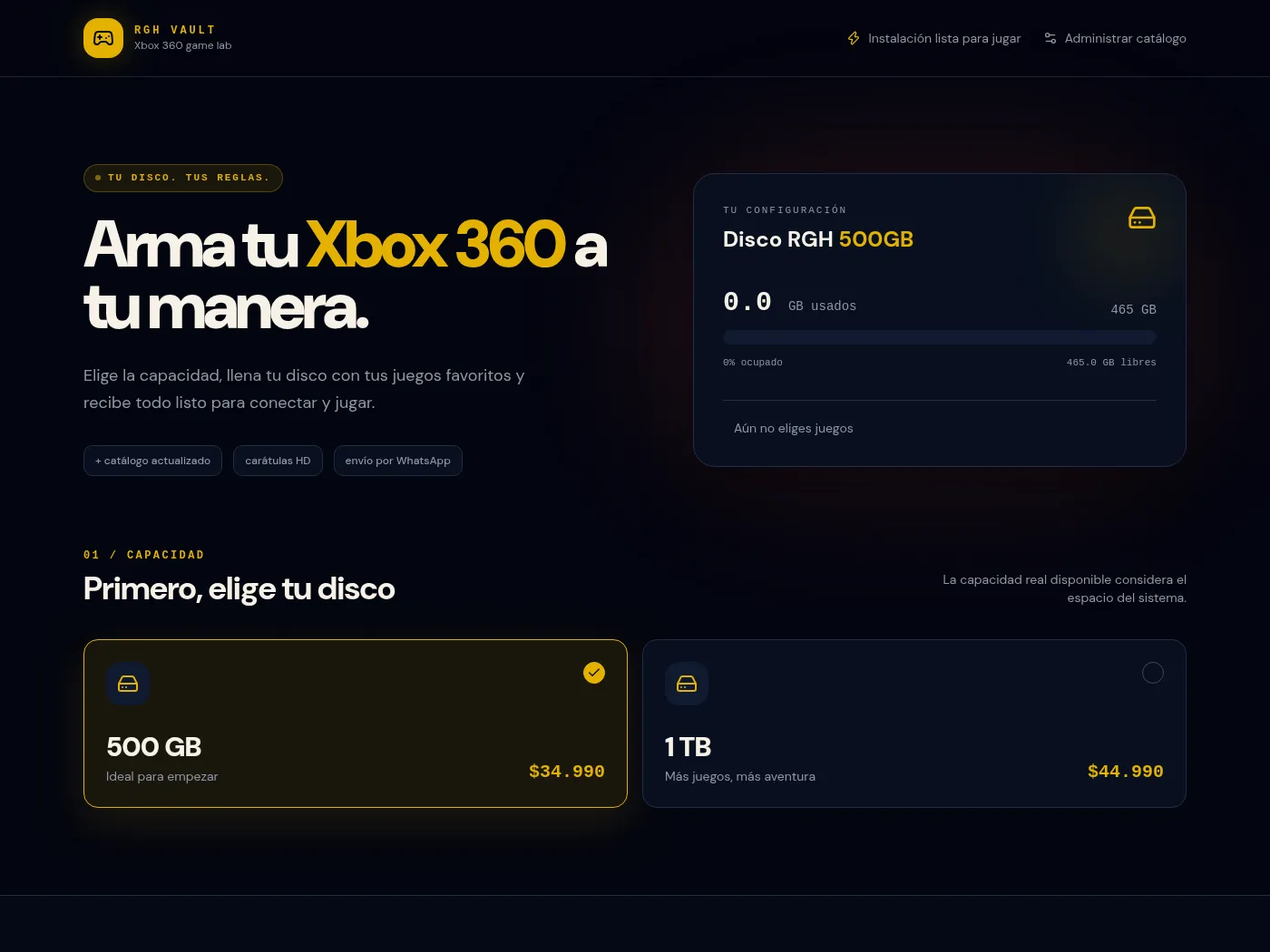 Xbox360 RGH Game Store