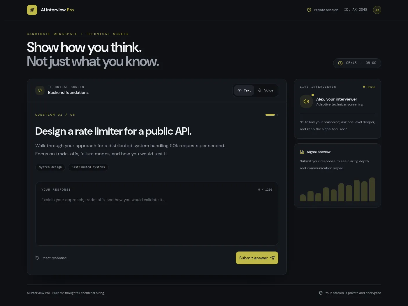 AI Interview Pro