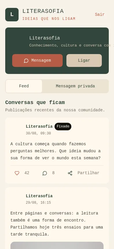Literasofia Social Platform