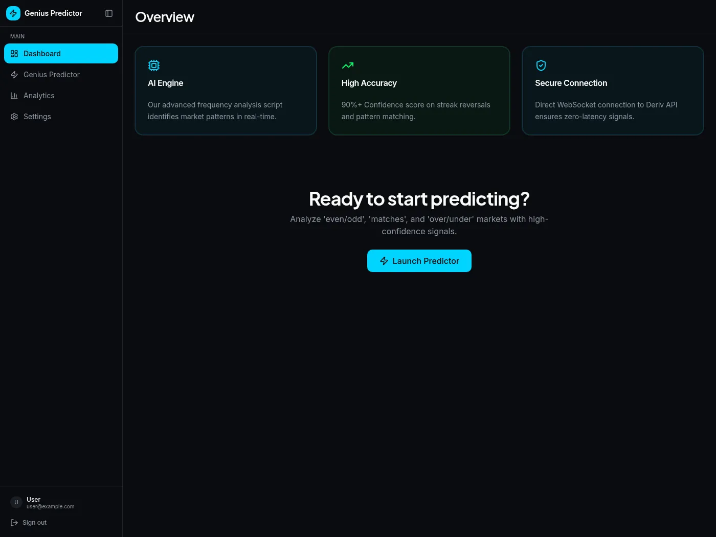 Deriv Genius Predictor