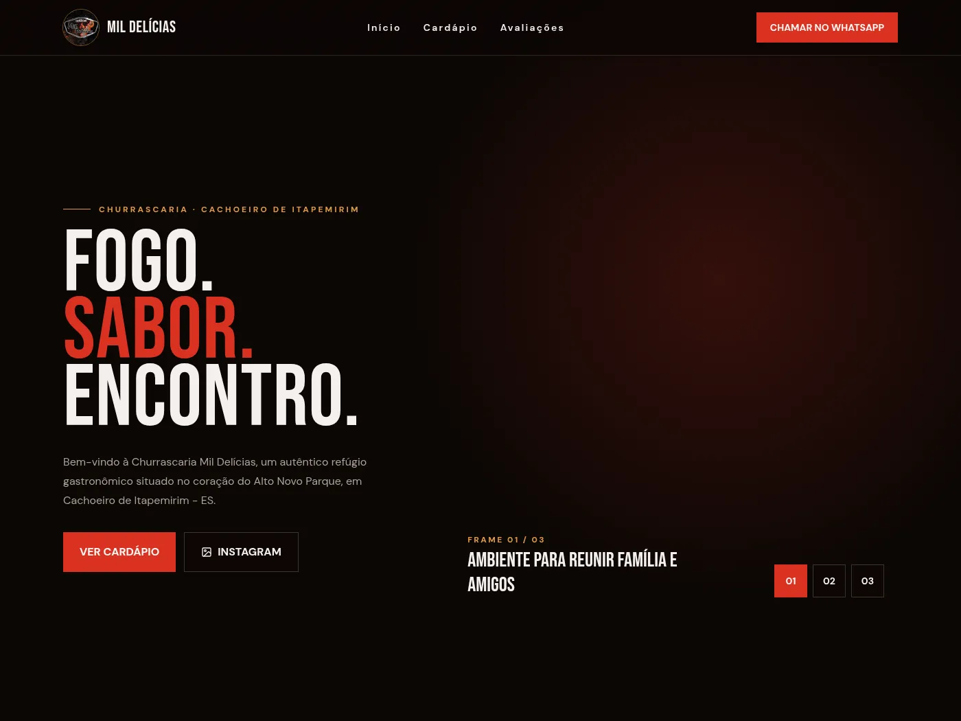 Mil Delícias Web Presence