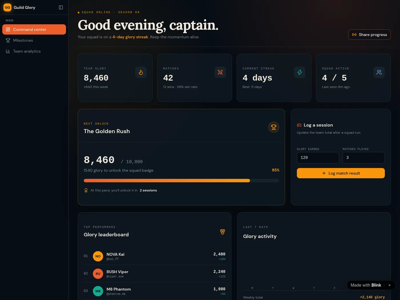Guild Glory Tracker Bot