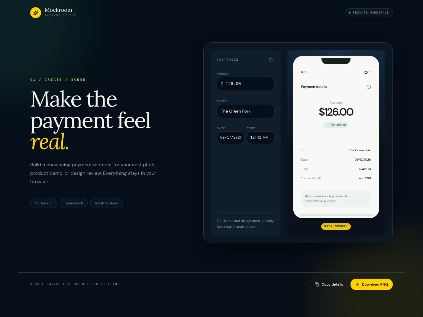 Chime Mockup Generator