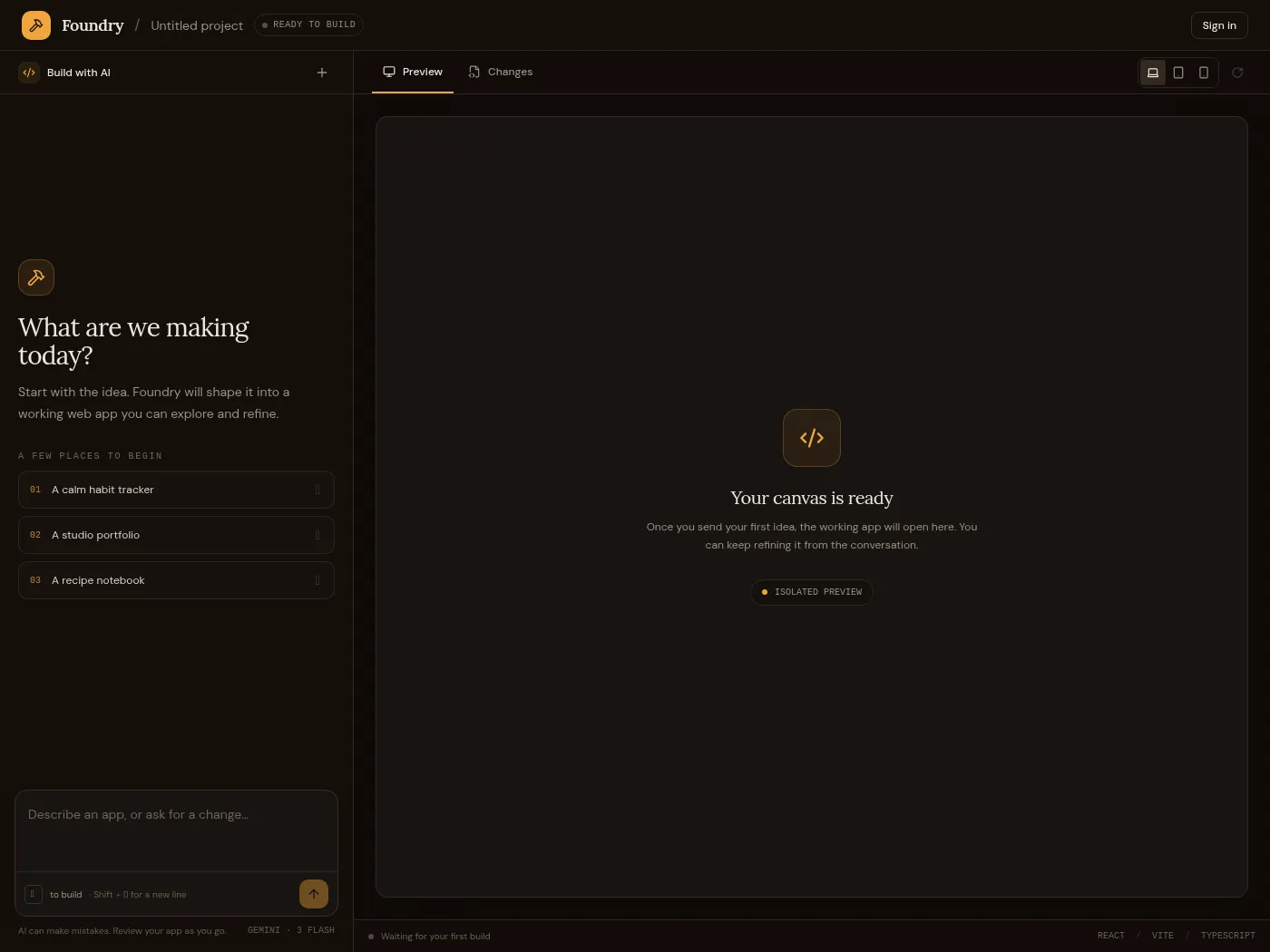 Blink-AI App Builder