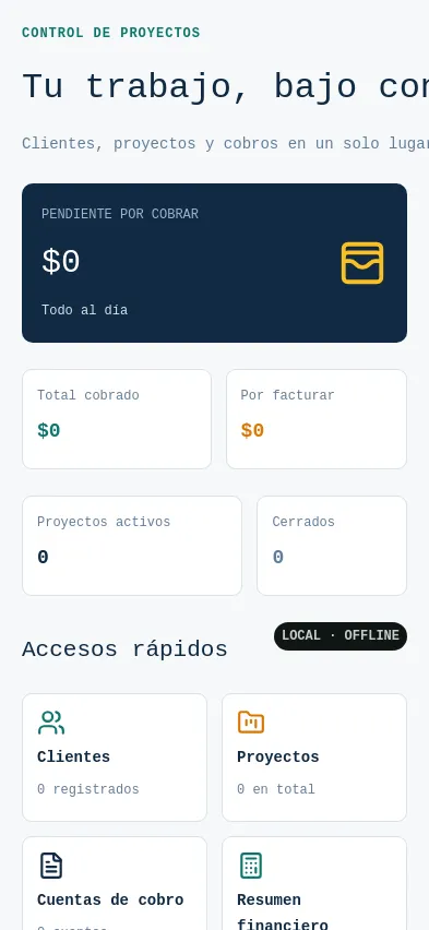 Control de Proyectos PRO