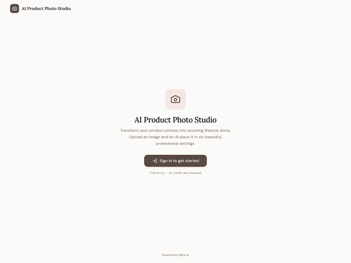 AI Product Photo Studio