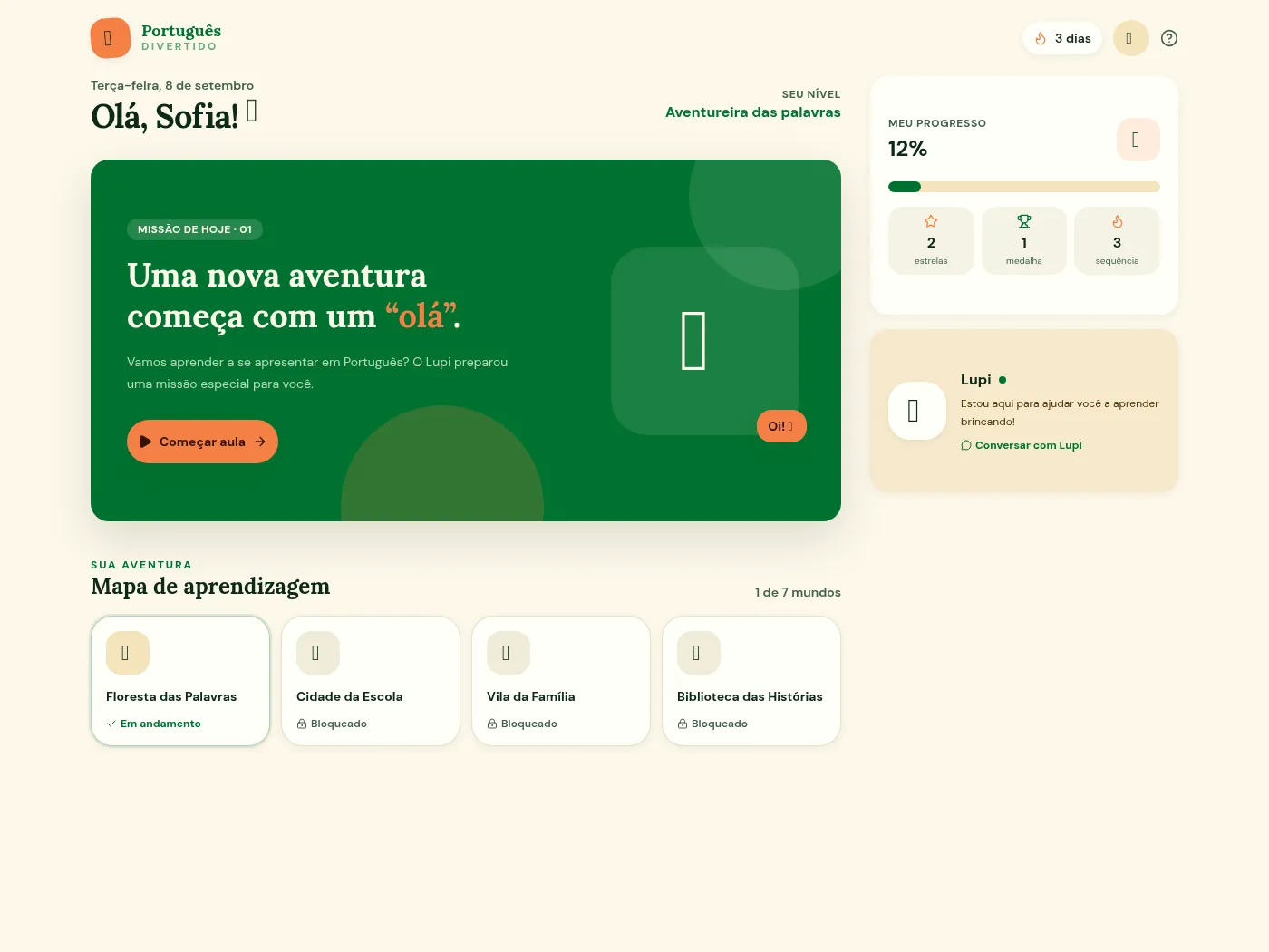 Português Divertido Platform