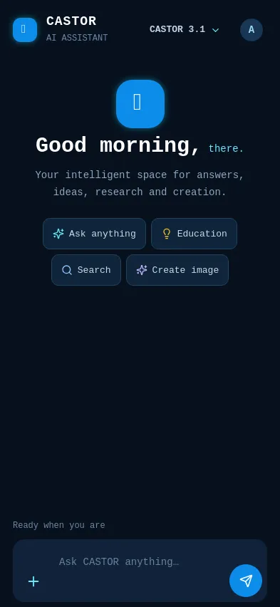CASTOR AI Mobile Assistant