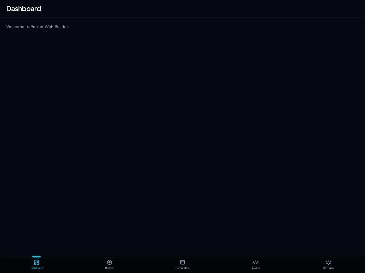 Pocket Web Builder