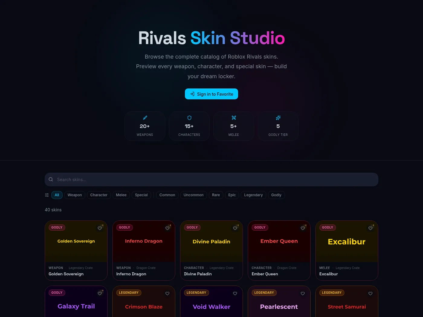 Rivals Skin Studio