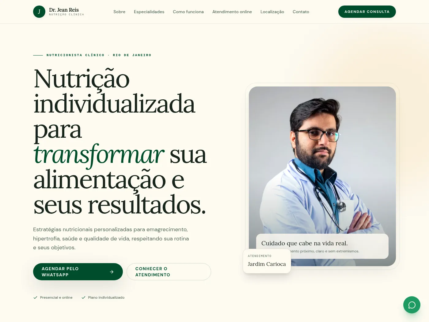 Dr. Jean Reis Nutrition