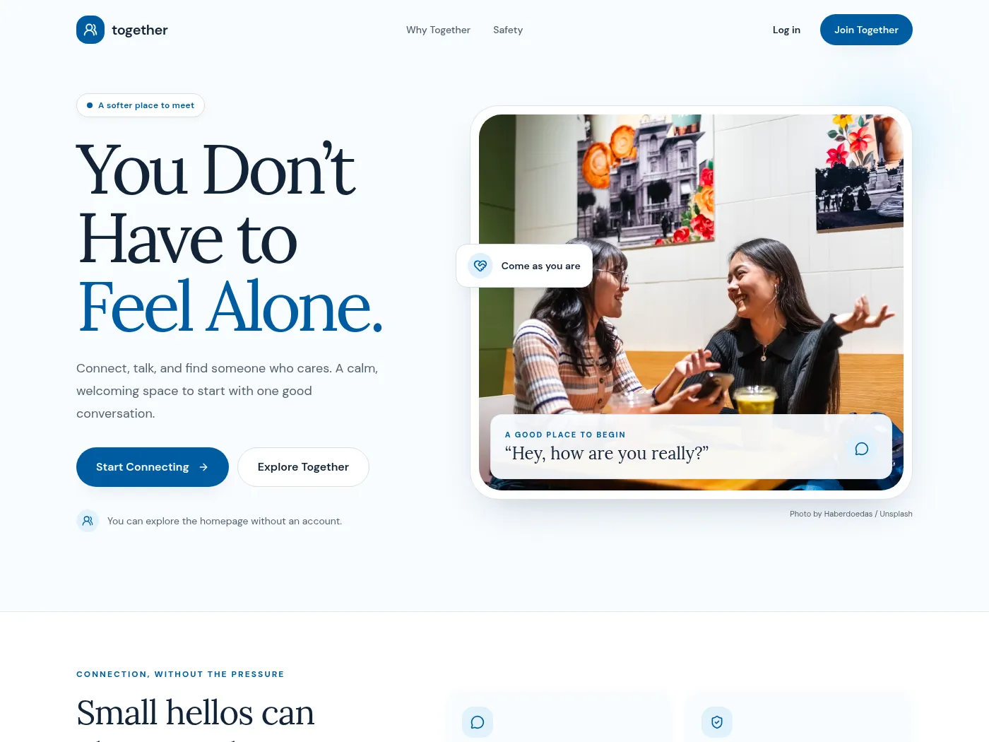 Together Social Web App