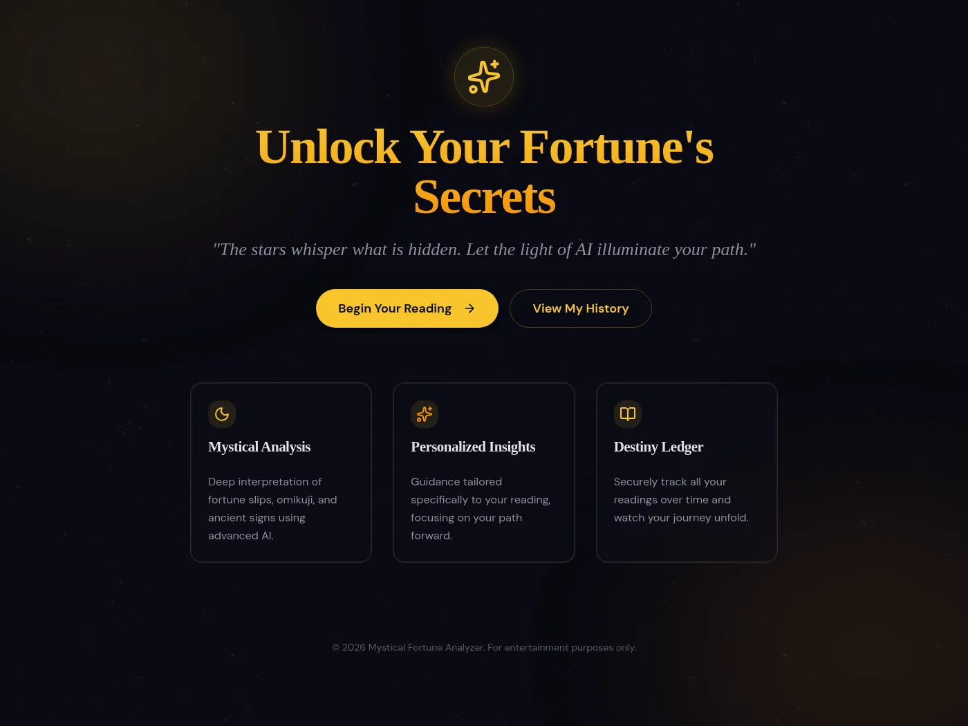 Fortune Analyzer Hub