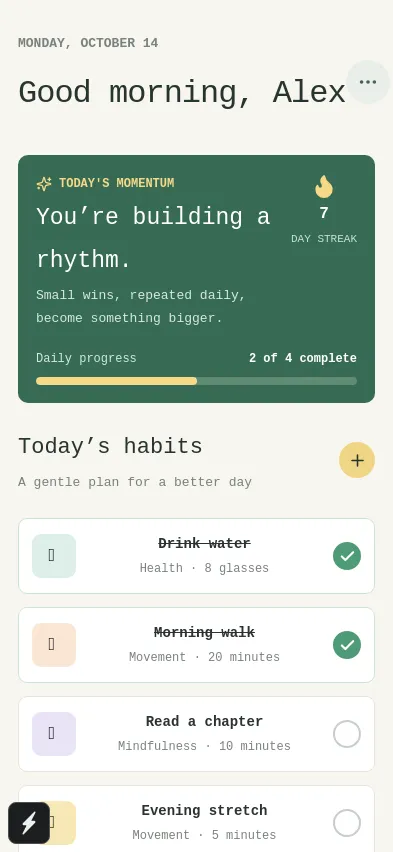 HabitNow Mobile App