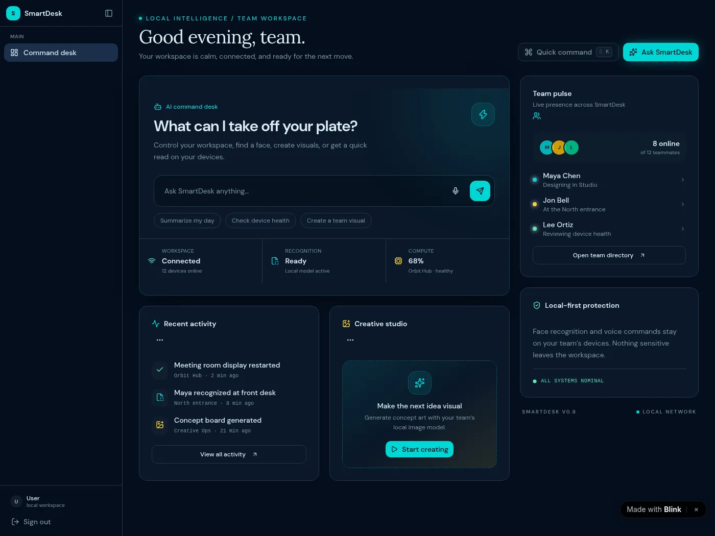 SmartDesk AI Assistant