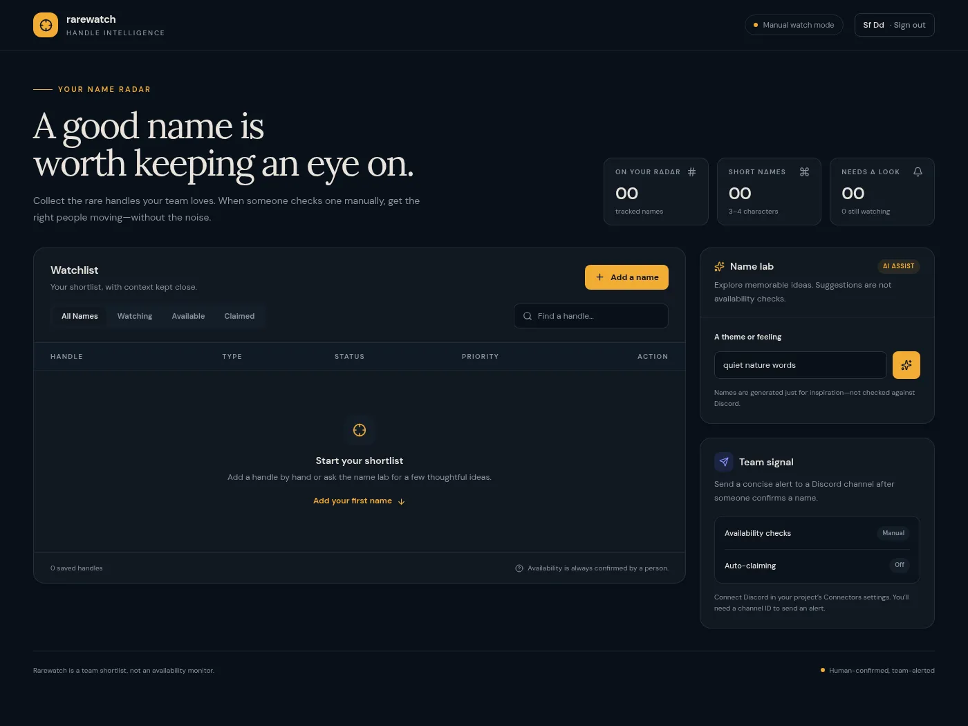 Discord Name Sniper