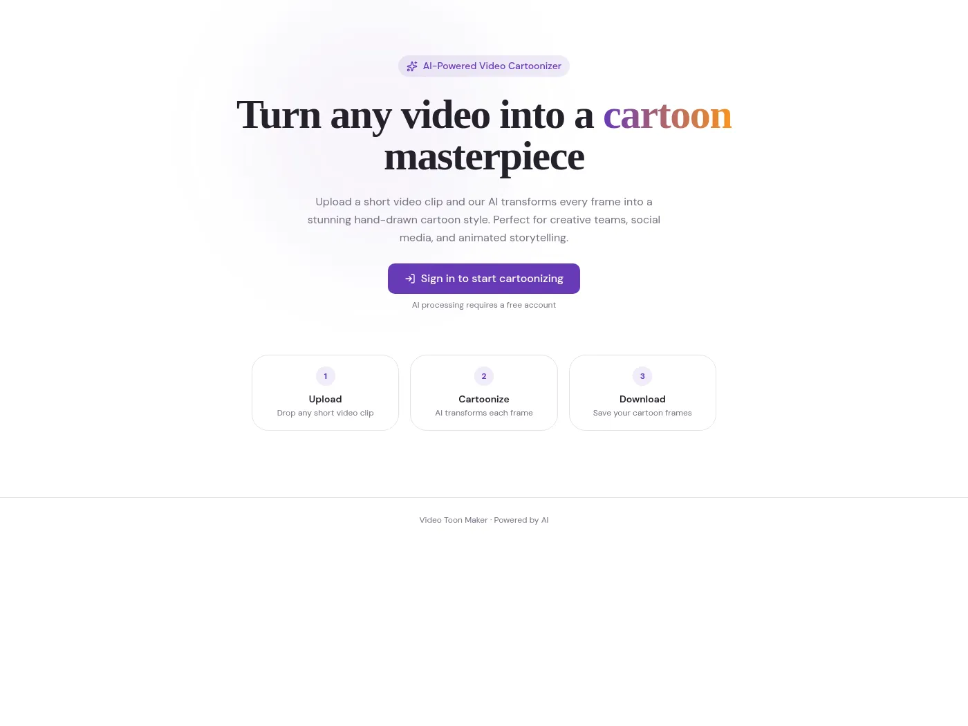 Video Toon Maker