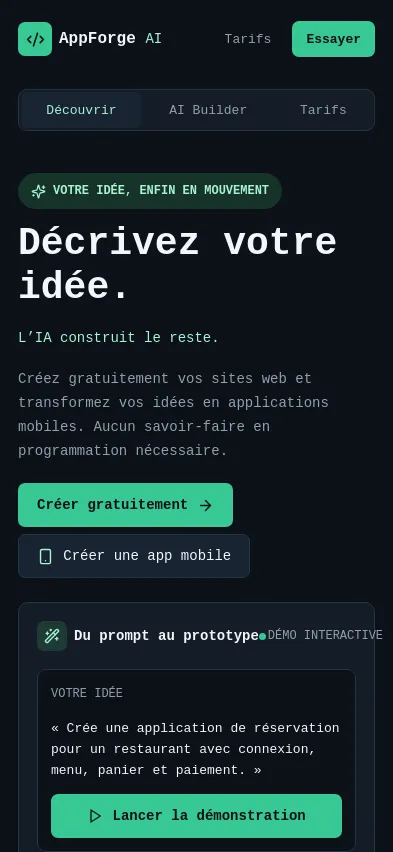 AppForge AI Builder