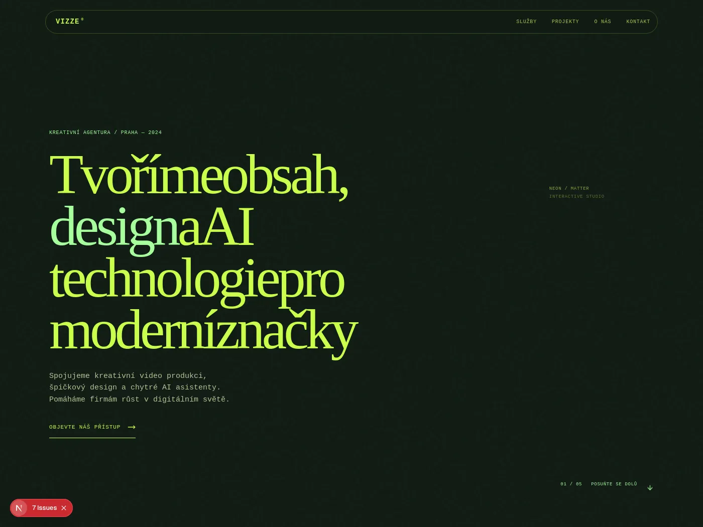 Vizze Interactive Agency Site