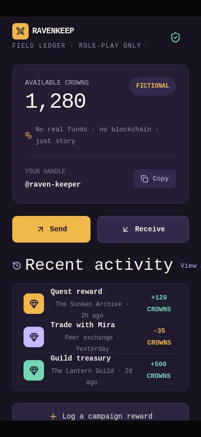 LARP Phantom Wallet Sim