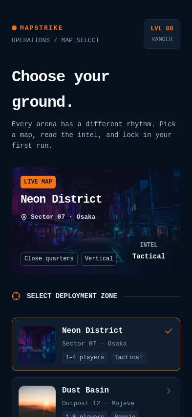 MapStrike Shooter