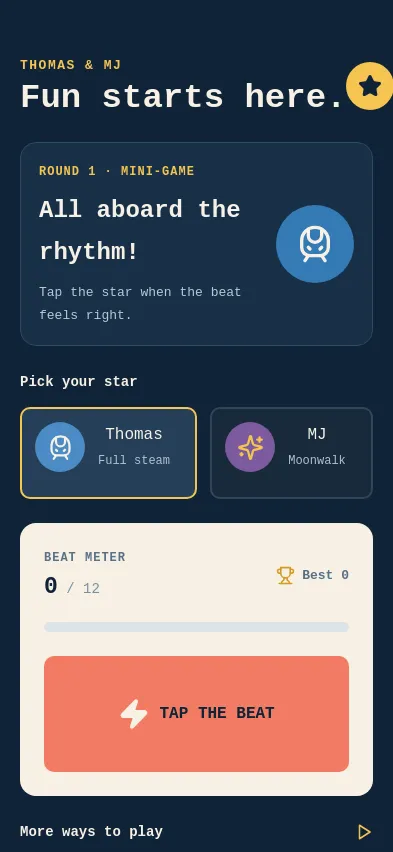 Thomas & MJ Fun App
