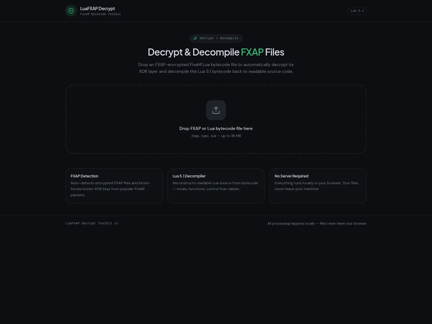 LuaFXAP Decrypt Toolkit