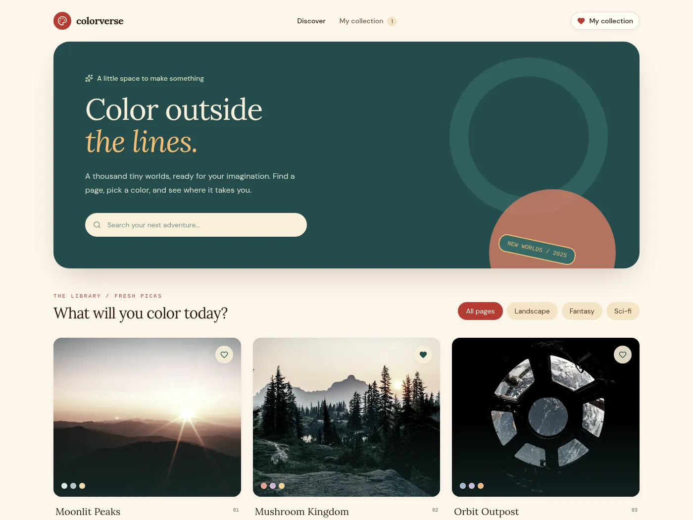Colorverse Book App