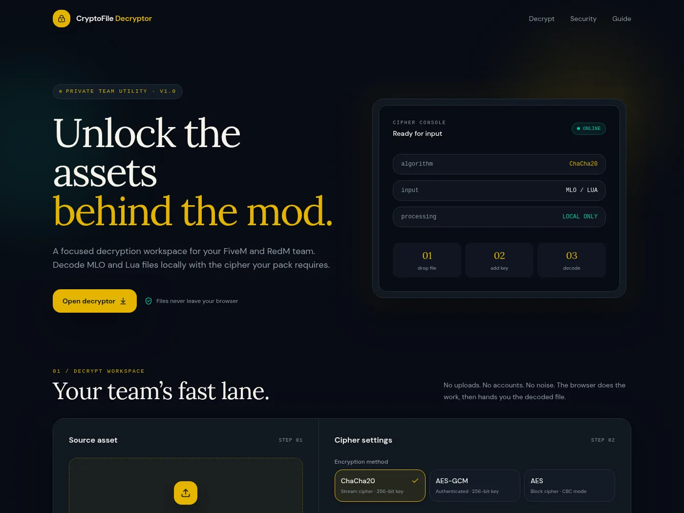 CryptoFile Decryptor