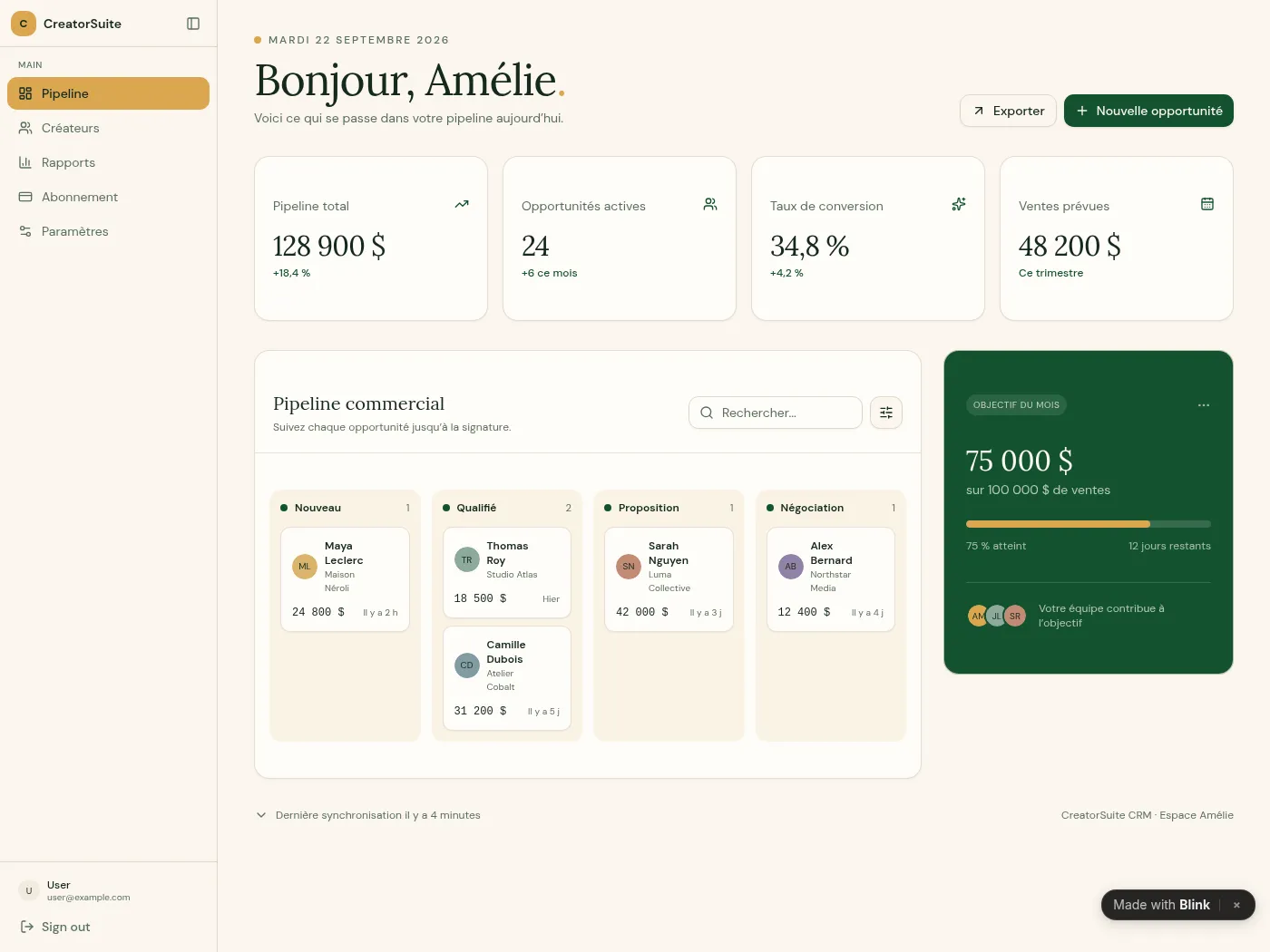CreatorSuite CRM