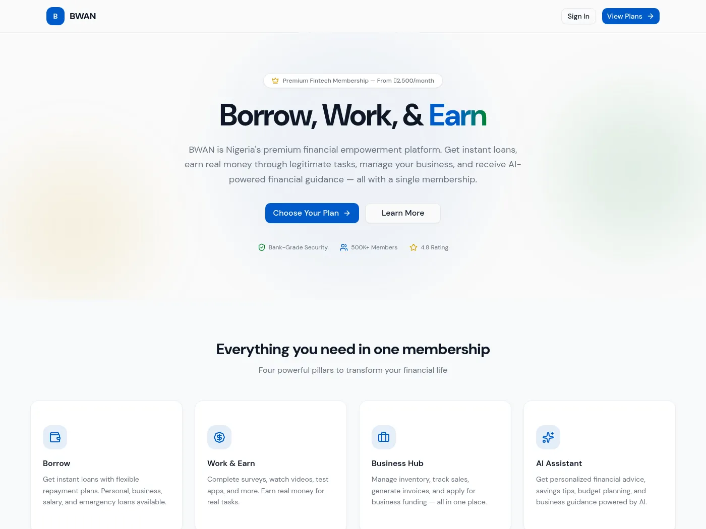 BWAN Fintech Ecosystem