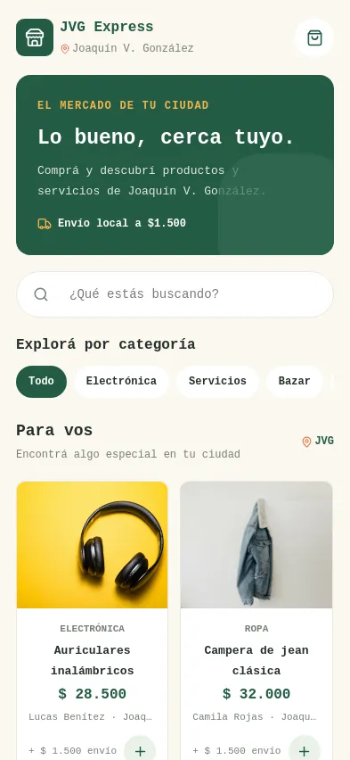 JVG Express Marketplace
