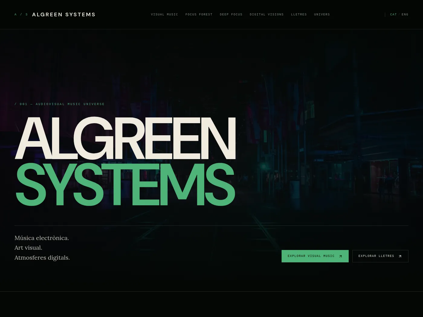 Algreen Systems Visual Music