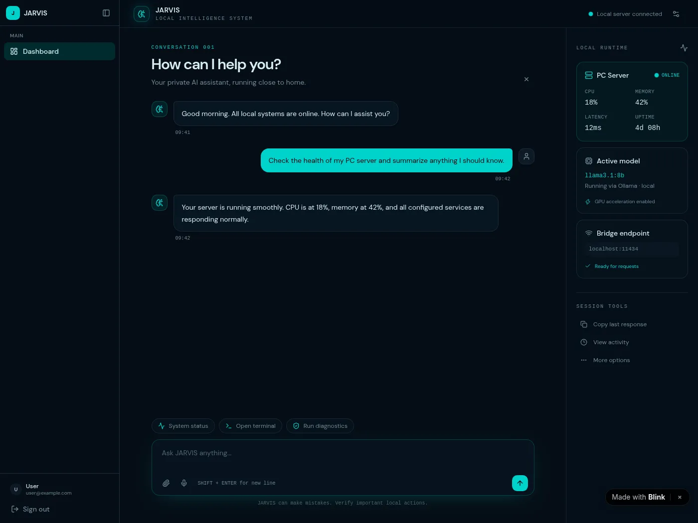 JARVIS Desktop Agent