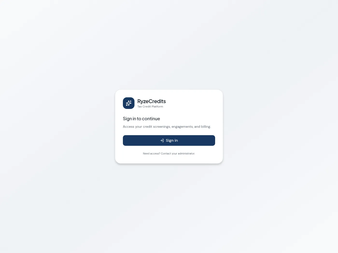 RyzeCredits SaaS Platform