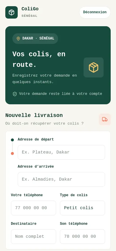 ColiGo Sénégal