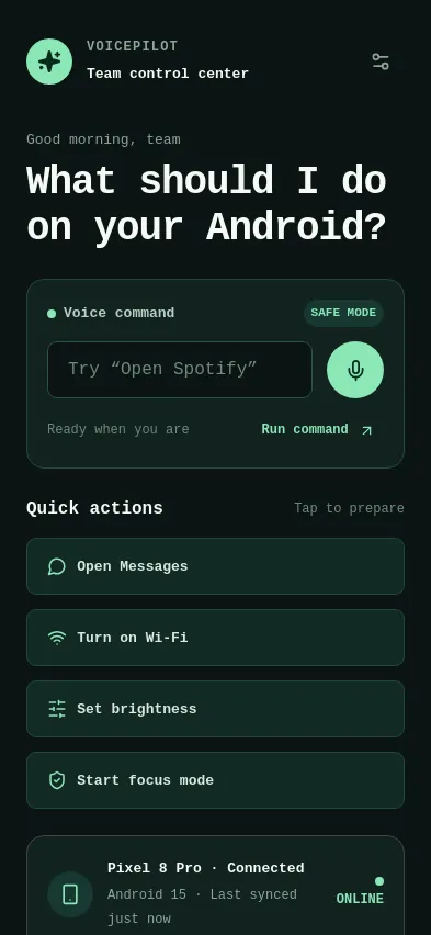 VoicePilot Assistant