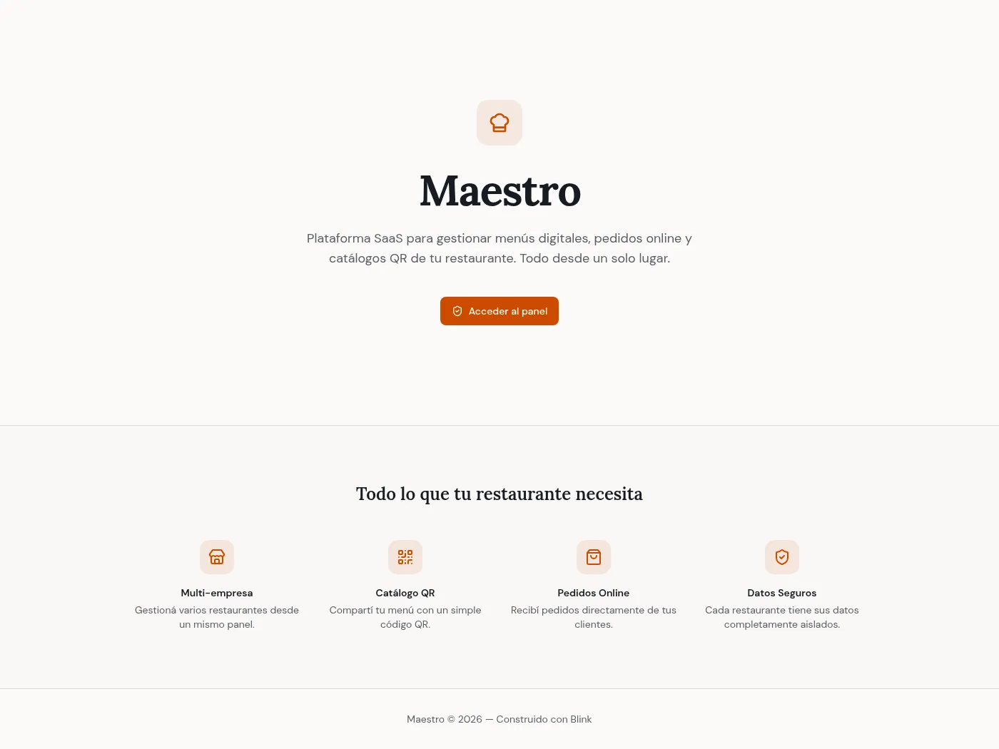 Planeamiento Maestro SaaS